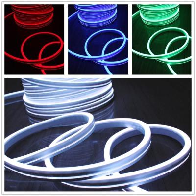 China rgb led neon flex 11*19mm flat emitting surface 220V neon tube Christmas light for sale