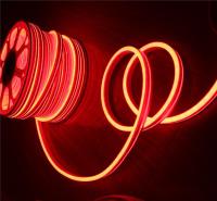China rgb led neon flex 11*19mm flat emitting surface 220V neon tube Christmas light for sale