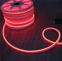 China rgb led neon flex 11*19mm flat emitting surface 220V neon tube Christmas light for sale