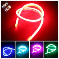China DC24V RGB led neon flex 5050 SMD 9w/m 10*18MM ultra thin neon rope light for sale