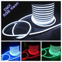 China festival decoration AC 110V flexible neon rope light 14*26mm IP67 soft tube light 120v for sale