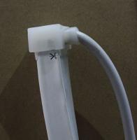 China AC 220V high quality square pink led neon flexible light 230v 16x16mm for building decoration for sale