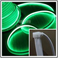 China Popular 24V DC flat green led neon flex16x16mm square shape for home decoration for sale