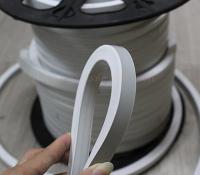 China China DC 24V white  led neon flex 16x16mm square shape flat neon rope IP68 for sale