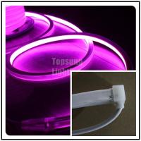China AC 240V high quality square pink led neon flexible light 16x16mm IP68 waterproof for sale