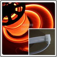 China orange color AC 110V square led neon flexible light 16x16mm IP68 neon tube for sale