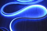China Super Bright Square 220v Blue Flexible Led Neon Rope IP68 waterproof for sale