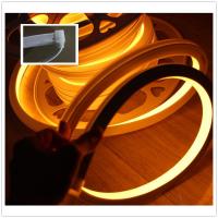 China yellow decoration light DC 12V led neon sign square tube light 16*16mm flat emitting surface IP68 for sale