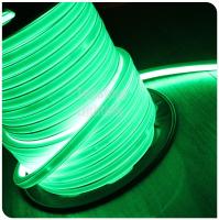 China Popular 24V DC flat green led neon flex16x16mm square shape for home decoration for sale