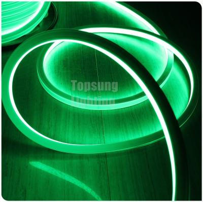 China DC 12V led neon flex 16x16mm square flat rope light 120SMD/M green outdoor decoration light for sale