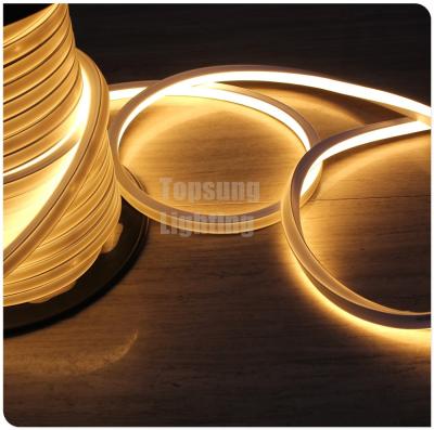 China low voltage DC 12V warm white led neon flex rope light 16x16mm square flat tube light for sale