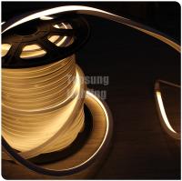 China low voltage DC 12V warm white led neon flex rope light 16x16mm square flat tube light for sale