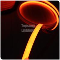 China orange color AC 110V square led neon flexible light 16x16mm IP68 neon tube for sale