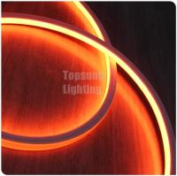 China IP68 waterproof led neon flex for outdoor decoration 16*16mm square shape neon rope DC 24V orange for sale