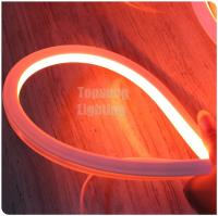 China AC 220V orange square led neon flexible light 220v 16x16mm for shop decoration for sale