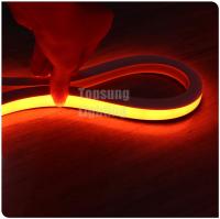China AC 220V orange square led neon flexible light 220v 16x16mm for shop decoration for sale
