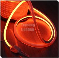China AC 220V orange square led neon flexible light 220v 16x16mm for shop decoration for sale