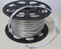 China 5050 AC strip lights 220V yellow emitting 60LED/M for sale