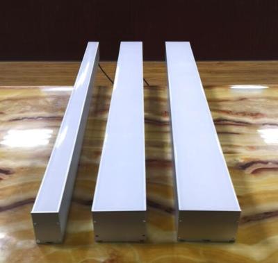 China Energy-Saving Square Tube LED Office Lights Ceiling-Mounted Linear Hanging Lights with Insect-Proof Feature for sale