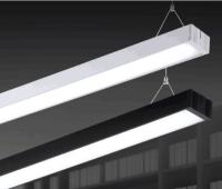 China Energy-Saving Square Tube LED Office Lights Ceiling-Mounted Linear Hanging Lights with Insect-Proof Feature for sale