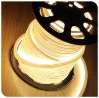 China 24v square warm white color decoration ip67 pvc led neon  light 16x16mm flat surface for sale