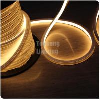 China 24v square warm white color decoration ip67 pvc led neon  light 16x16mm flat surface for sale