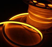 China Topsung Square yellow neon-flex Christmas led light decorative best neon flex price 16x16mm amber for sale