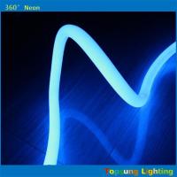 China 25M spool 12V blue 360 degree led neon rope light for room for sale