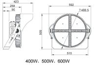 China 500w outdoor cob led street light floodlights 600w led football stadium lighting for sale