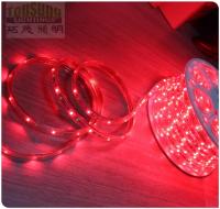 China AC led light  50m flexible strip 130V 5050 smd strip  60LED/m red led ribbon for sale
