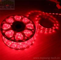 China AC led light  50m flexible strip 130V 5050 smd strip  60LED/m red led ribbon for sale