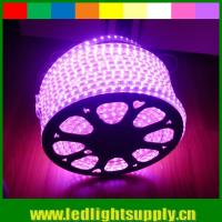 China 2017 new  AC LED 220V strip flexible led ribbon 5050 smd pink 60LED/m strip for sale