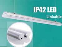 China 2017 New 2F 20W  led linear suspension lighting fixture linkable led light with high quality for sale