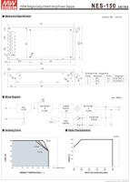 China MEAN WELL led neon transformer  24V 6.5A meanwell NES-150 24V 156W Single Output Switching Power Supply for sale