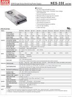 China 348W 12 Volt Led Power Supply Single Output Switching NES-350-12 for sale