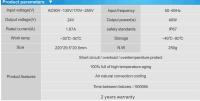 China 24v 40w LED Light Power Supplies waterproof IP67 50~60Hz for sale