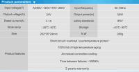China Waterproof IP67 24v 50w  led power supply LED driver manufacturer for sale