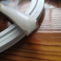 China Bendable Flex neon 15*15mm hose lightings 24V Semi round neon light for sale