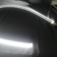 China Cuttable Rubber Silicone 15x15mm D Type neon Strip Light for architectural decoration for sale