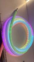 China Magic dream color 24v woven cover 360 degree led neonflex tubing pixel rgbic neon flexible lightings for sale