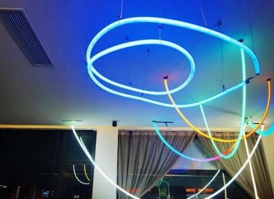 China 30mm multi color changing flexible 360 round ip68 neon landscape 24v rgbic neon tube lightings for sale
