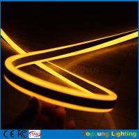 China whole sale 24V double side yellow led neon flexible strip for outdoor for sale