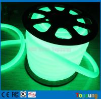 China 82 feet spool green led neon flex tube light round 12v for room for sale