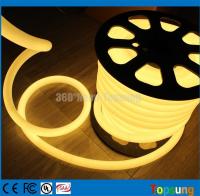 China 25meter spool 12V DC 360 degree round warm white led flex neon lights for letter for sale