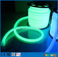China 82 feet spool green led neon flex tube light round 12v for room for sale