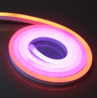 China 24V smart pixel rgb neon light P943 SPI flexible strip neon rope DMX controller for sale