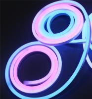 China 24V smart pixel rgb neon light P943 SPI flexible strip neon rope DMX controller for sale