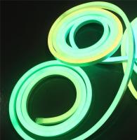 China 24V smart pixel rgb neon light P943 SPI flexible strip neon rope DMX controller for sale