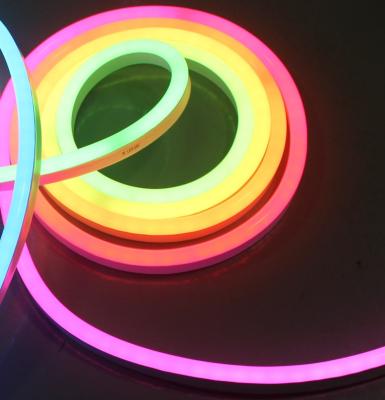 China 50m spool Topsung Lighting led neon strip flexible light 24v rgb digital neon 10x20mm ultra thin pixel neonflex for sale