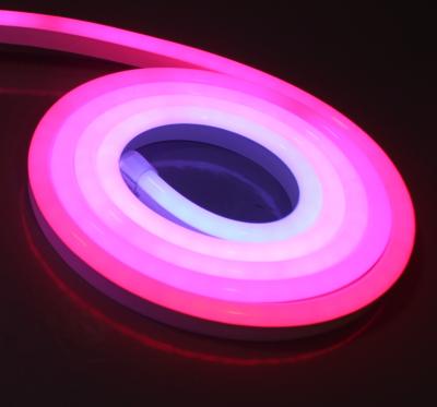 China Amazing Topsung Digital led neo strips 40mm wide navidad luces 24v pixel led neon bar dmx 512 flexible nen strips for sale